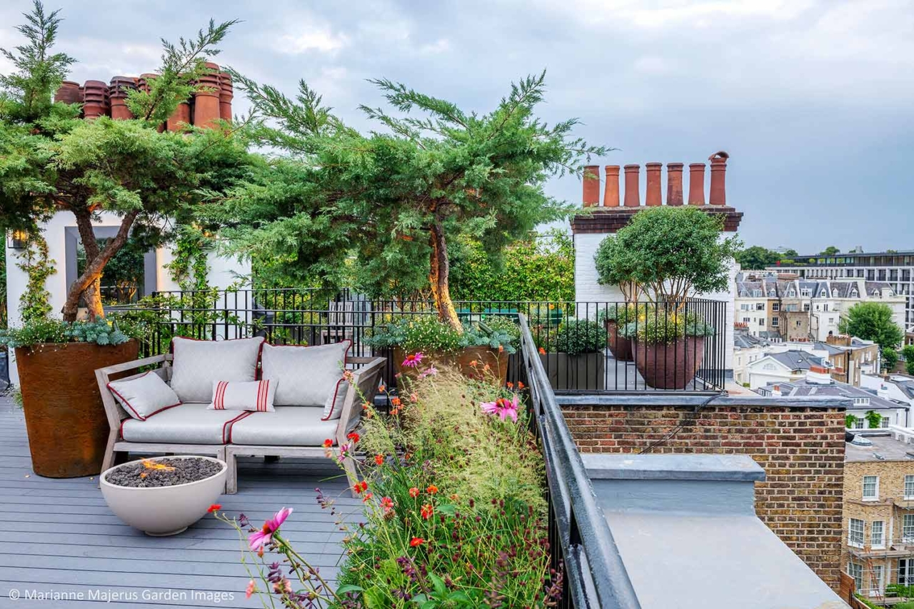 Kensington Roof Terrace / Maïtanne Hunt Gardens, Roof Terraces & Landscapes